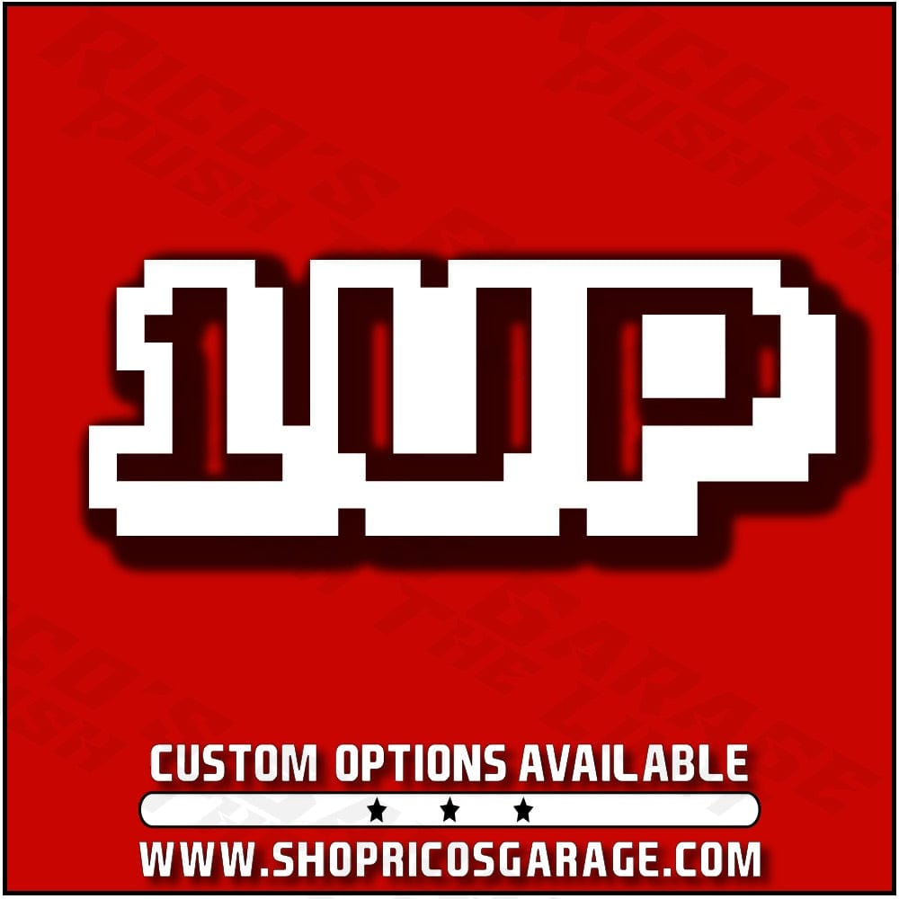 1UP Decal - Custom Vinyl Decals and more! – Rico's Garage