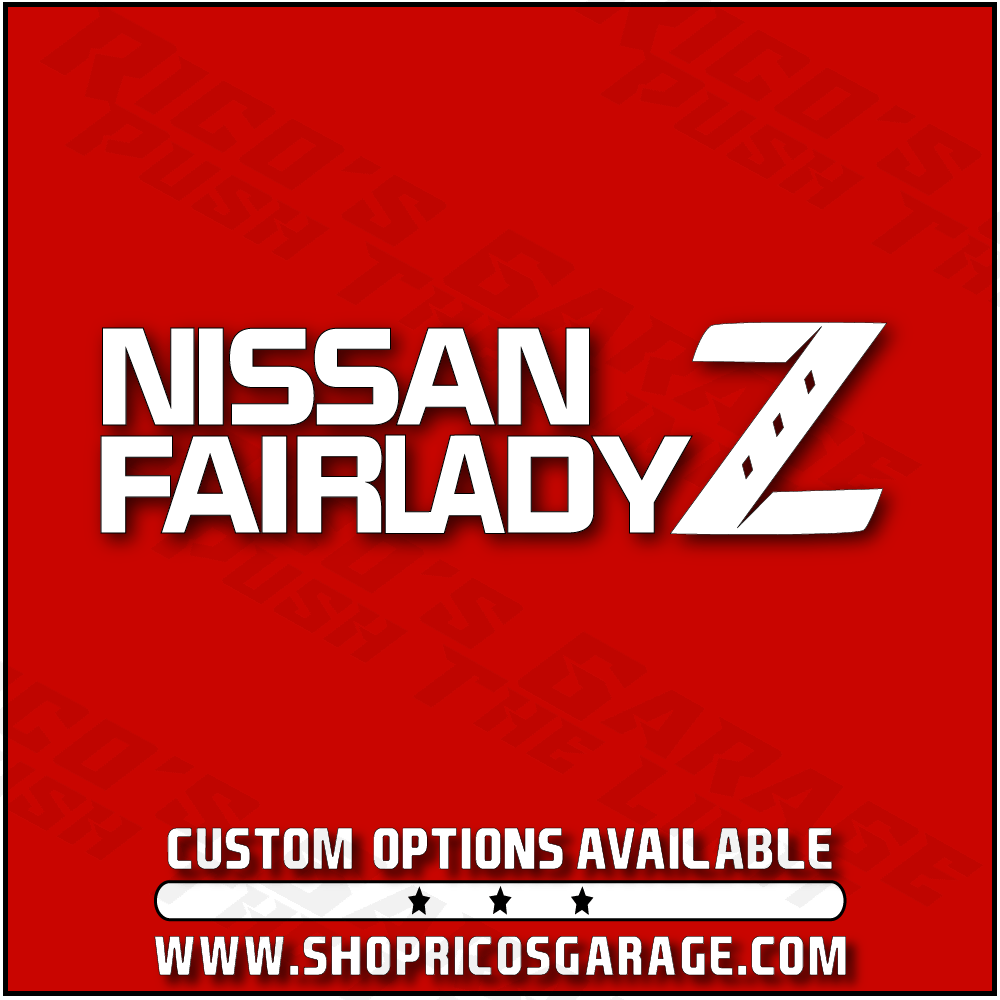 Fairlady Z Sticker Decal - Custom Vinyl Decals and more! – Rico's Garage